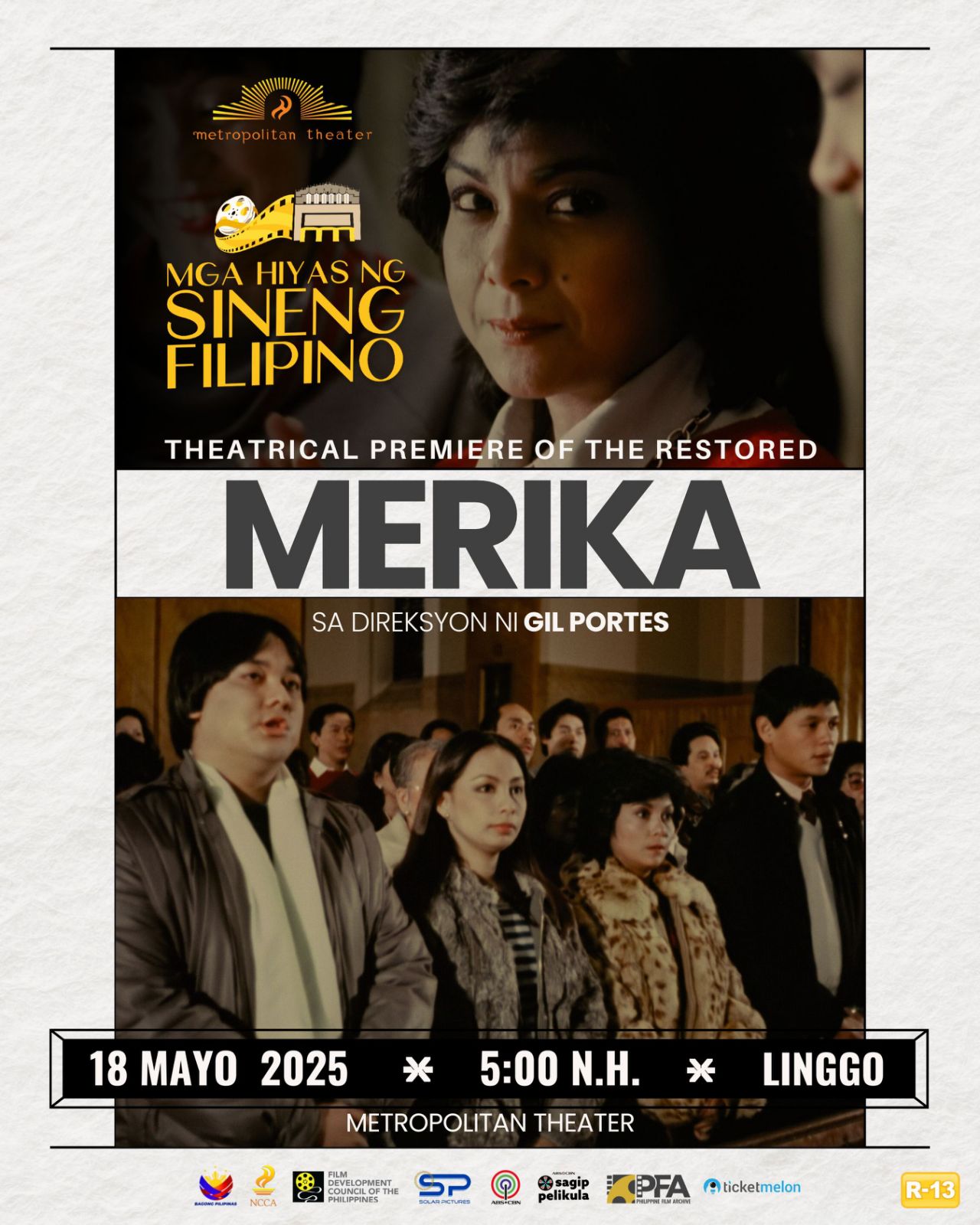 MGA HIYAS NG SINENG FILIPINO featuring the film, 'MERIKA' - Ticketmelon