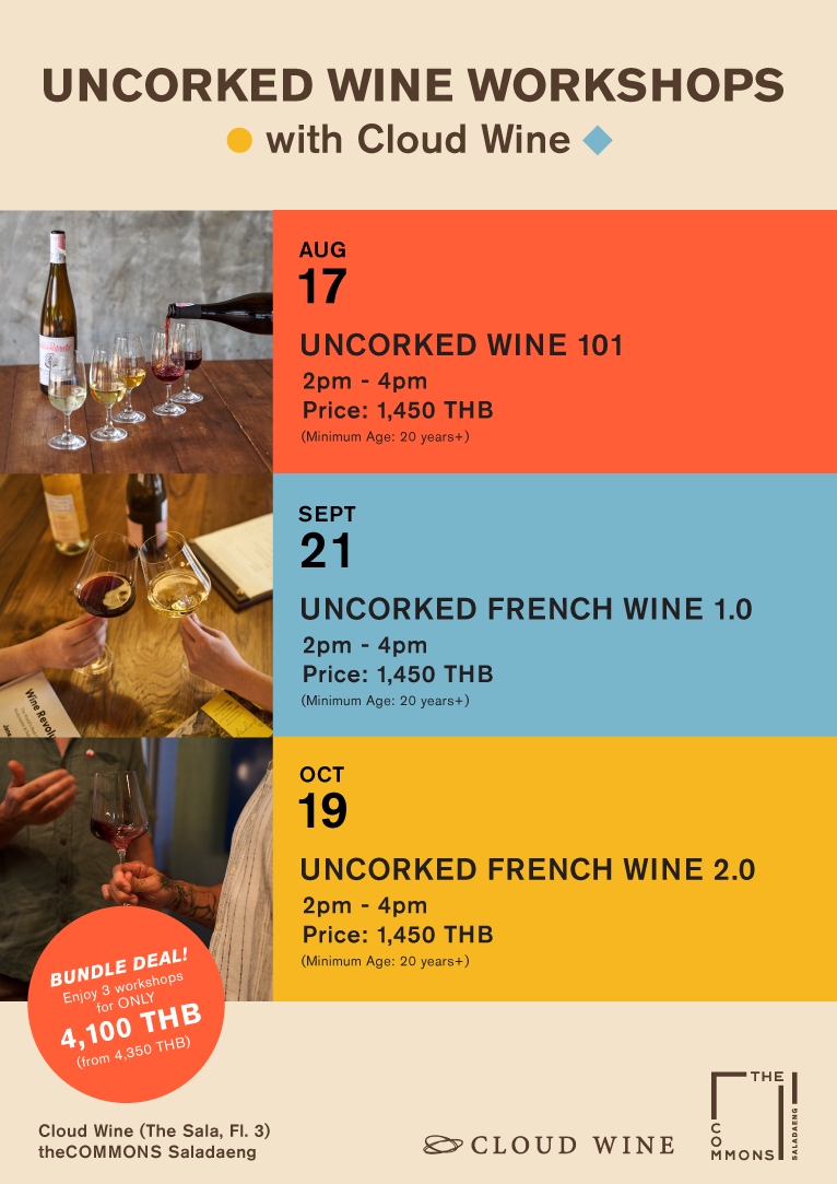 Uncorked Wine Workshops 2024 by Cloud Wine - Ticketmelon