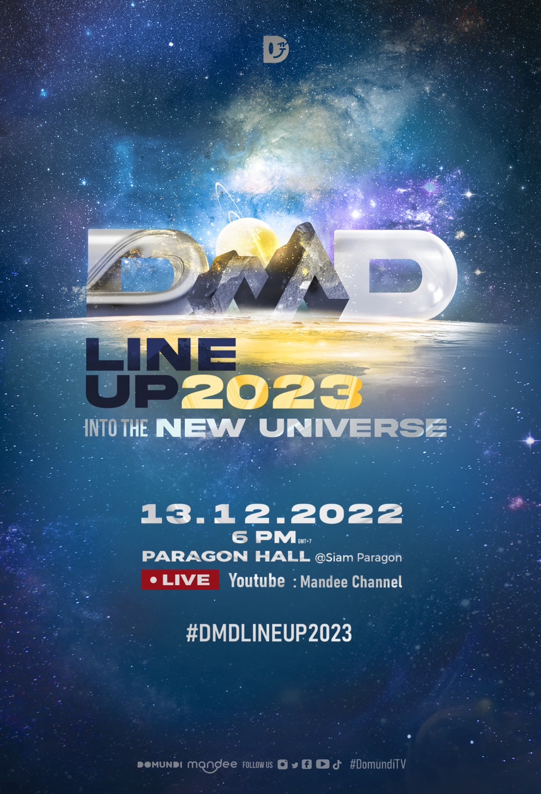 DMD LINE UP 2023 INTO THE NEW UNIVERSE - Ticketmelon