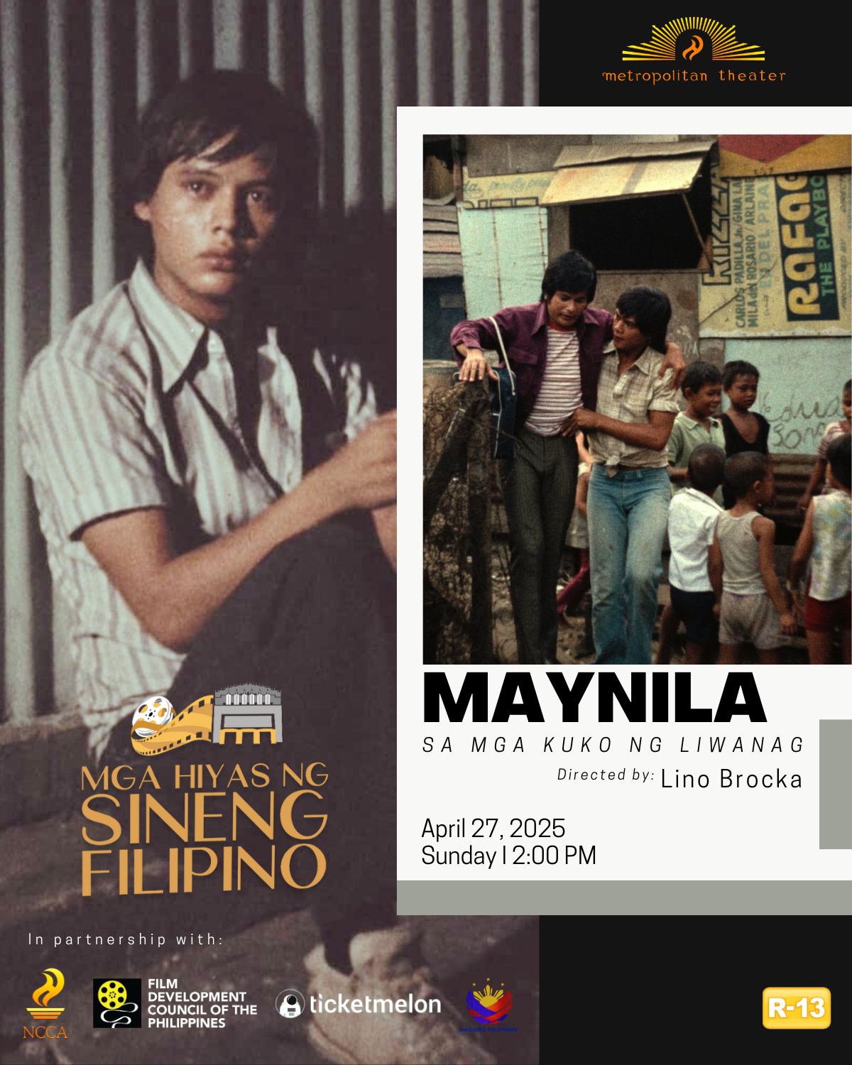 MGA HIYAS NG SINENG FILIPINO featuring the film, 'Ang Maynila sa mga ...