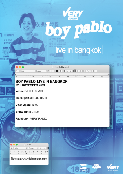 Boy Pablo Live in Bangkok - Ticketmelon