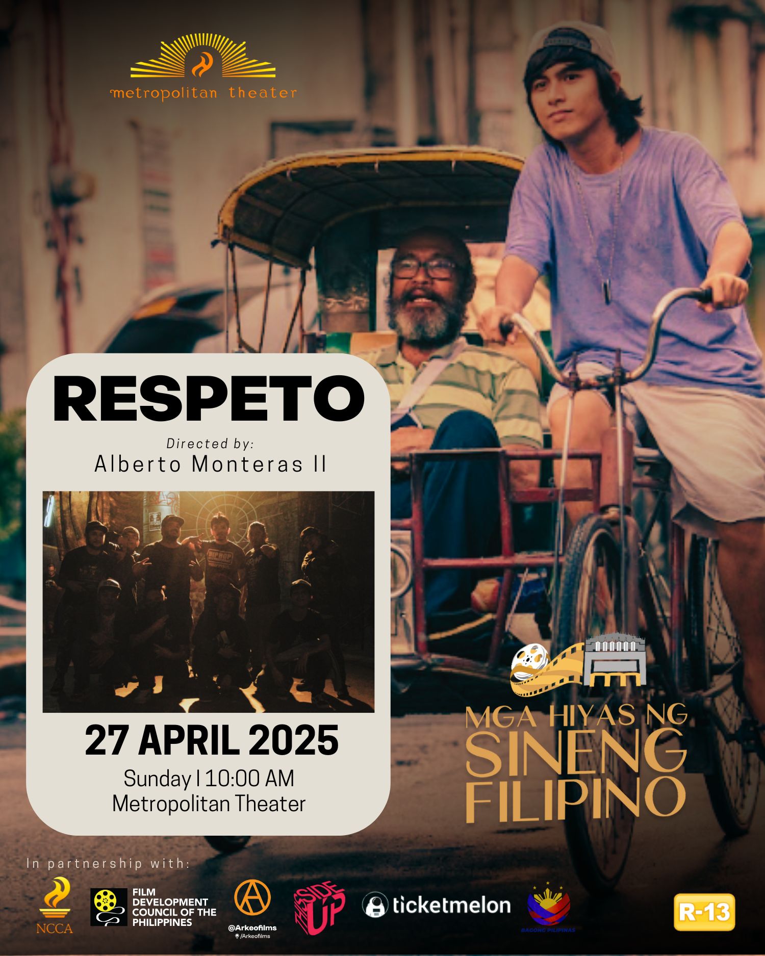 MGA HIYAS NG SINENG FILIPINO featuring the film, 'RESPETO' - Ticketmelon